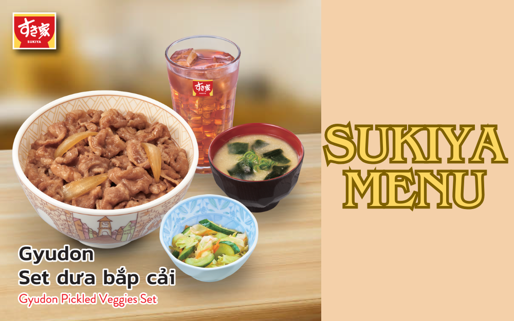 SUKIYA MENU