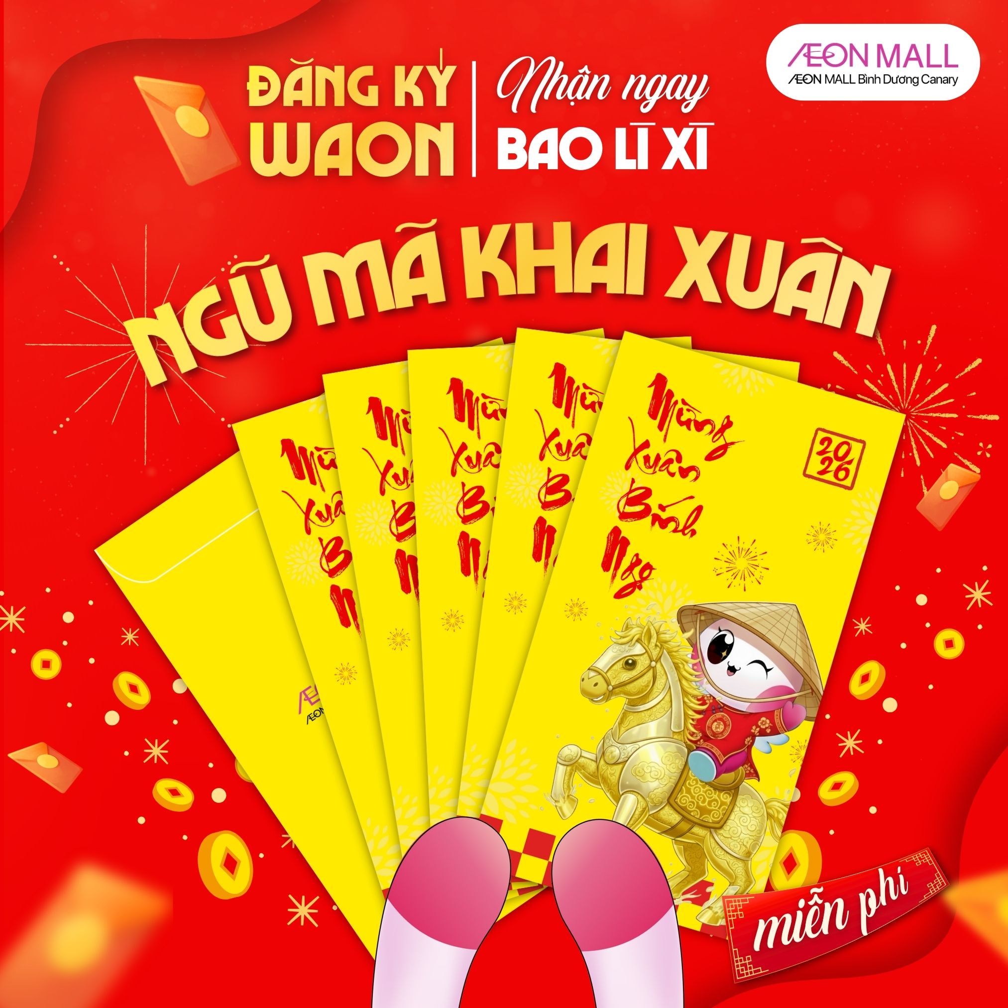 ĐẾN MALL CHƠI TẾT - NHẬN BỘ BAO LÌ XÌ LINH VẬT NĂM MỚI | Trung tâm ...