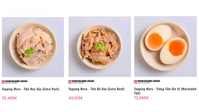 Khám phá menu Marukame Udon 2025: Tổng hợp 20+ món ăn & giá | AEON MALL Huế